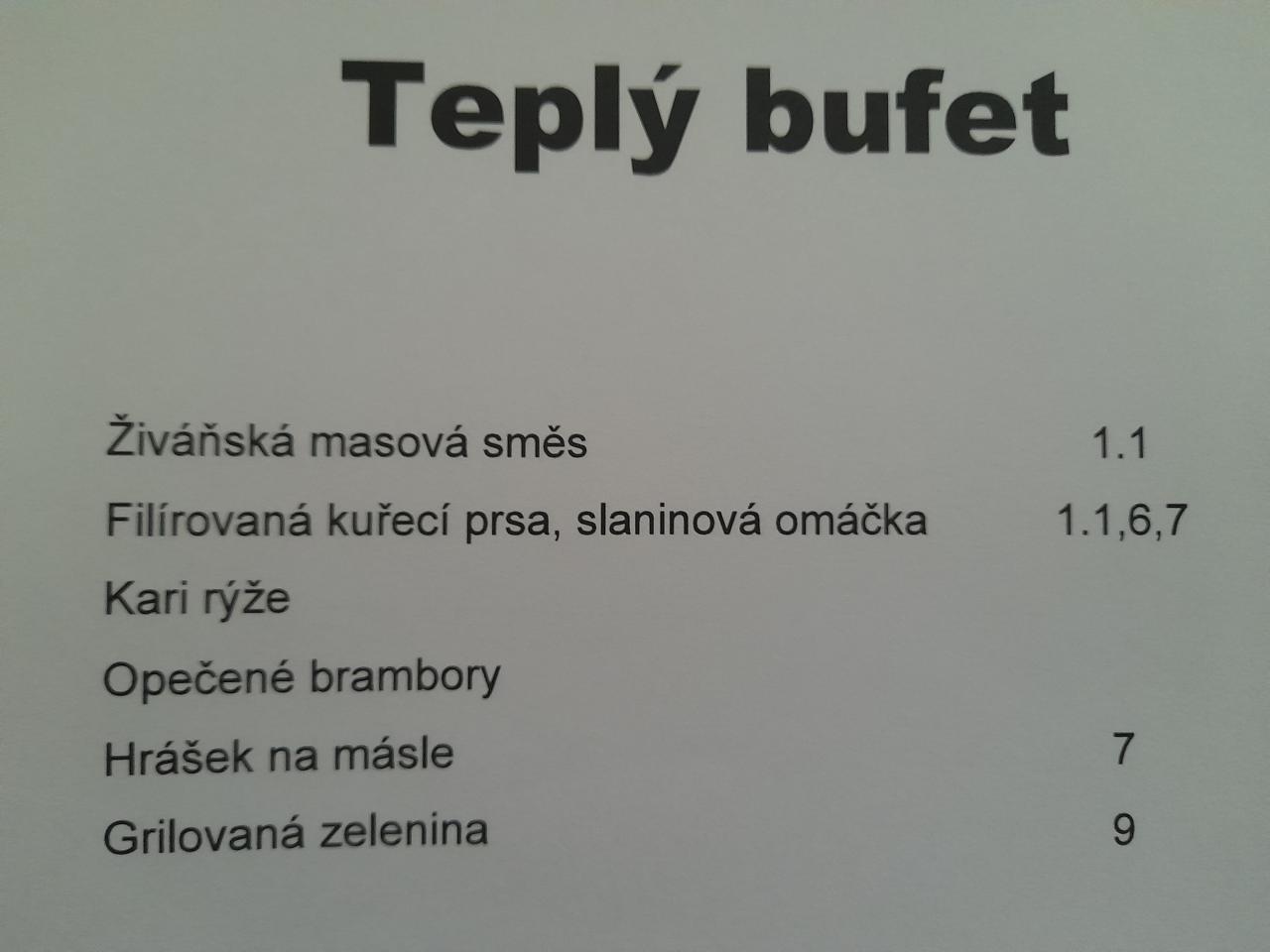 Jídelní lístek | Aramark MENU